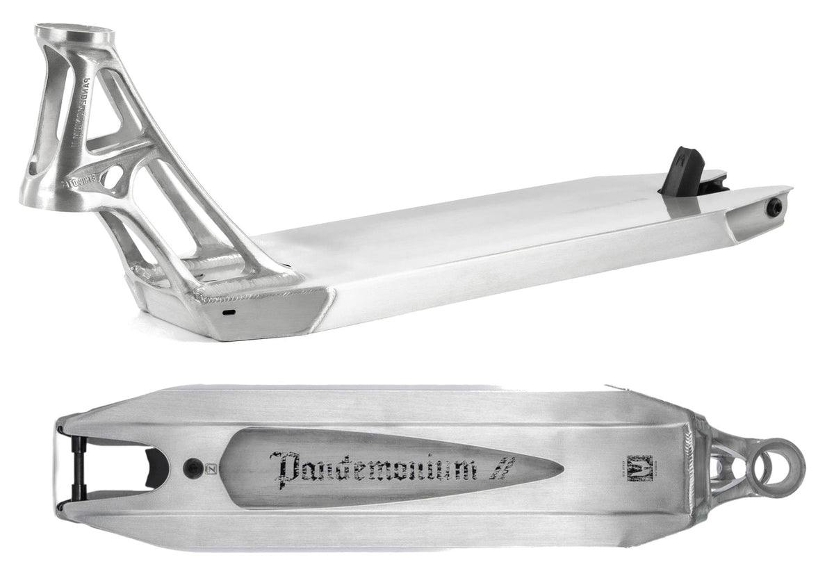 Ethic DTC Pandemonium V2 Scooter Deck Raw 500mm 19.7" – Ripped Knees