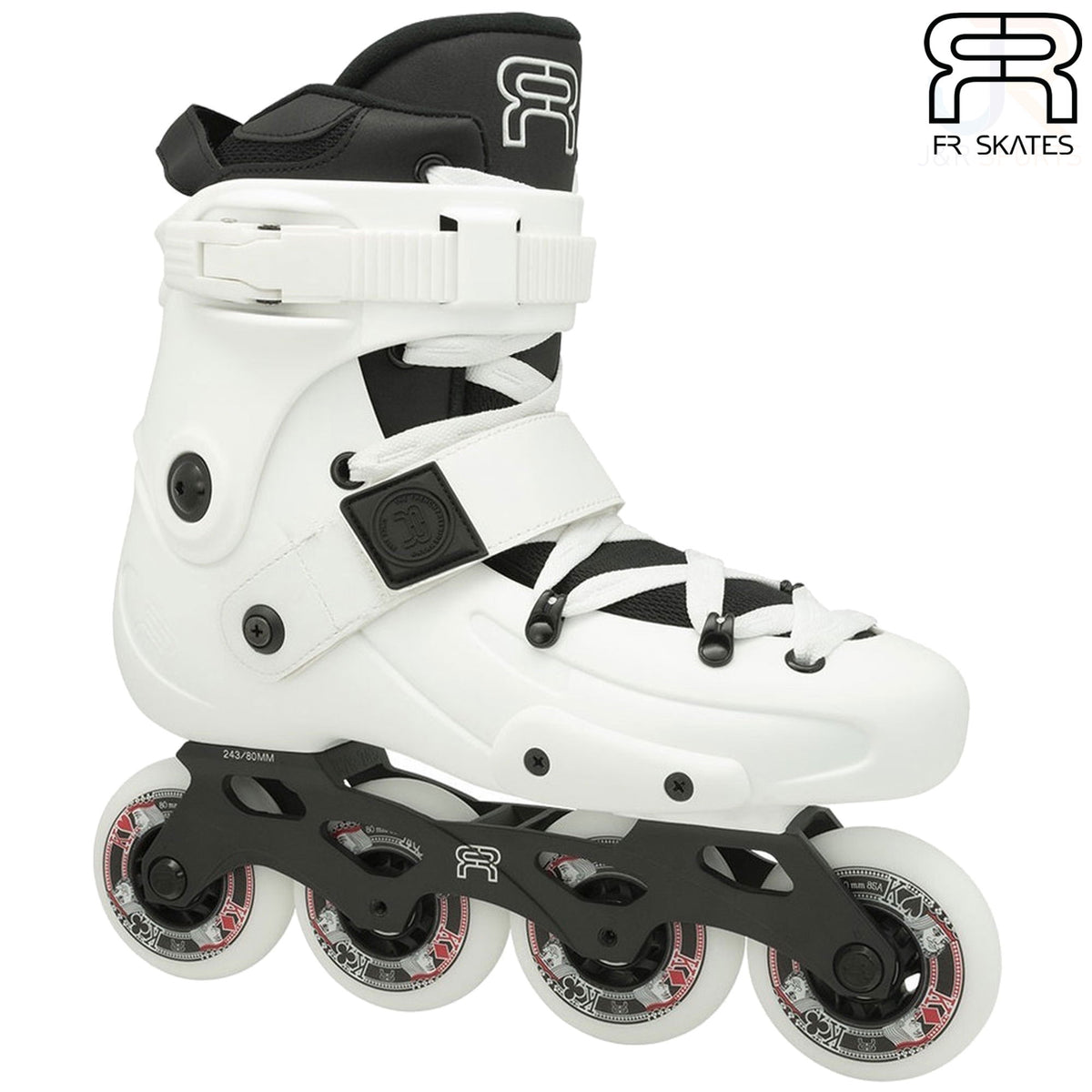 FR X 80 Inline Skates White – Ripped Knees