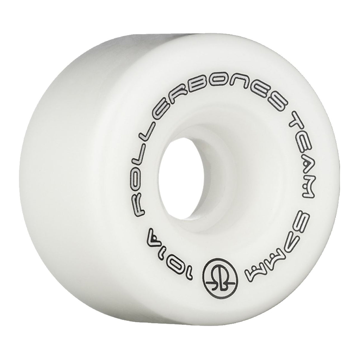 Rollerbones Team Logo Wheels White 57mm 101a - 8 Pack – Ripped Knees