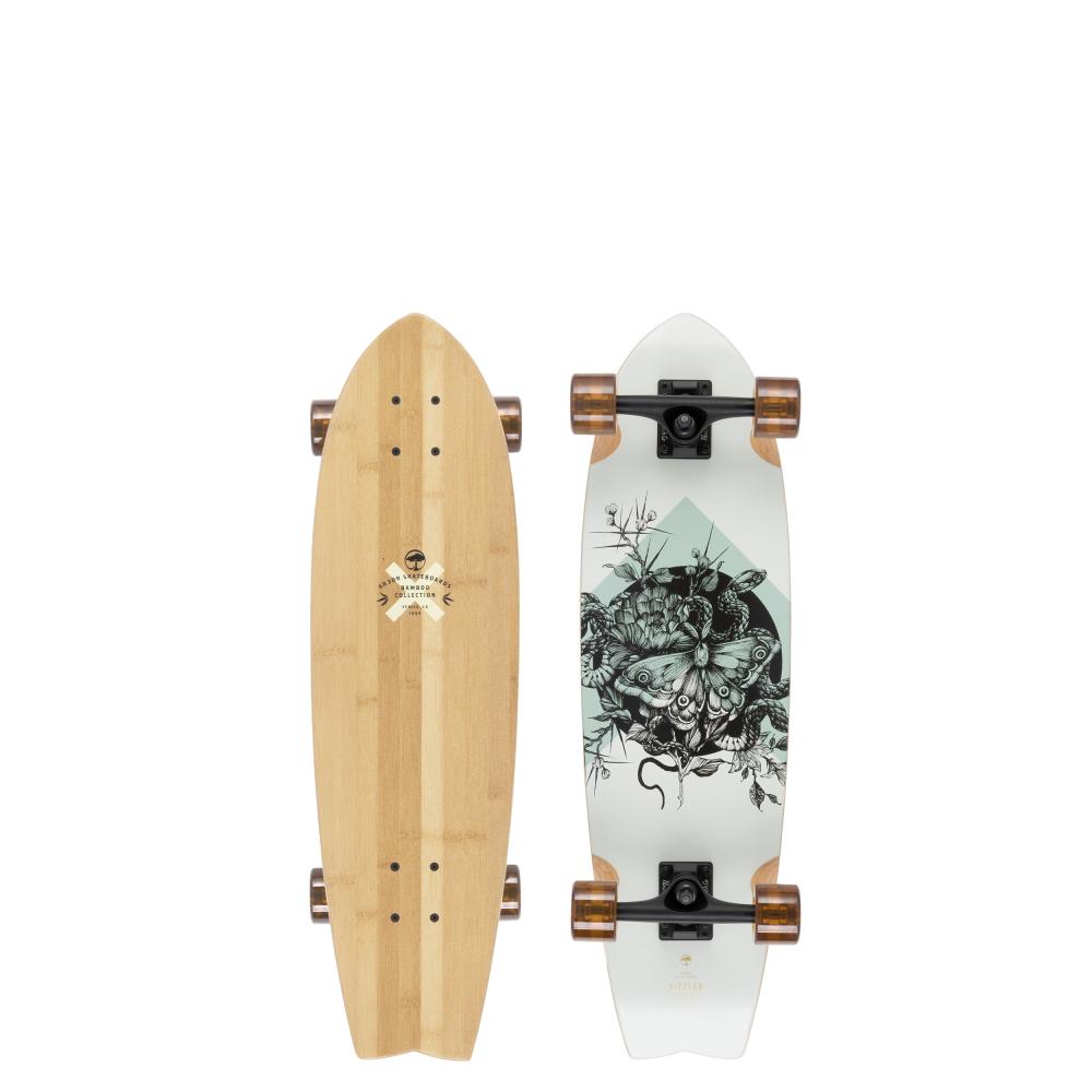 Arbor Bamboo Sizzler Cruiser Skateboard 2022 – Ripped Knees