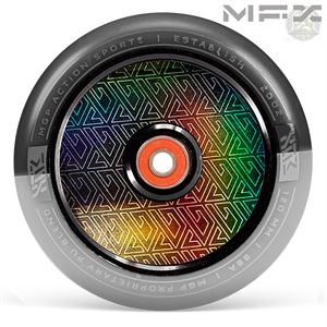 MGP MFX Corrupt Scooter Wheels 120mm Black/Grey PAIR – Ripped Knees