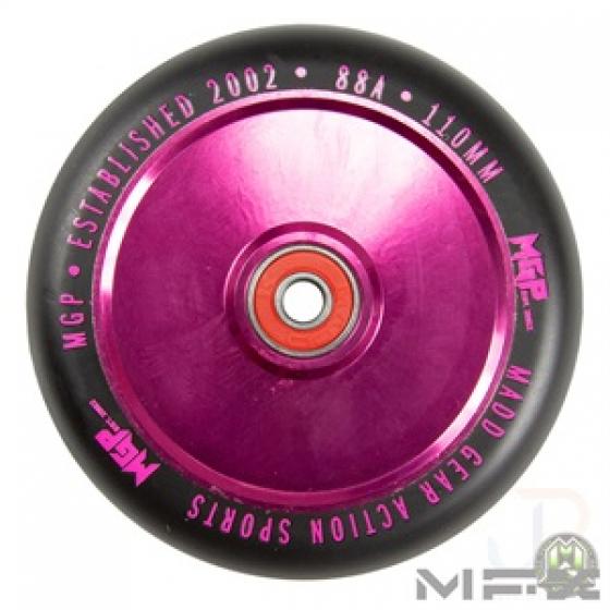MGP MFX Corrupt Scooter Wheels 110mm Pink/Black PAIR – Ripped Knees