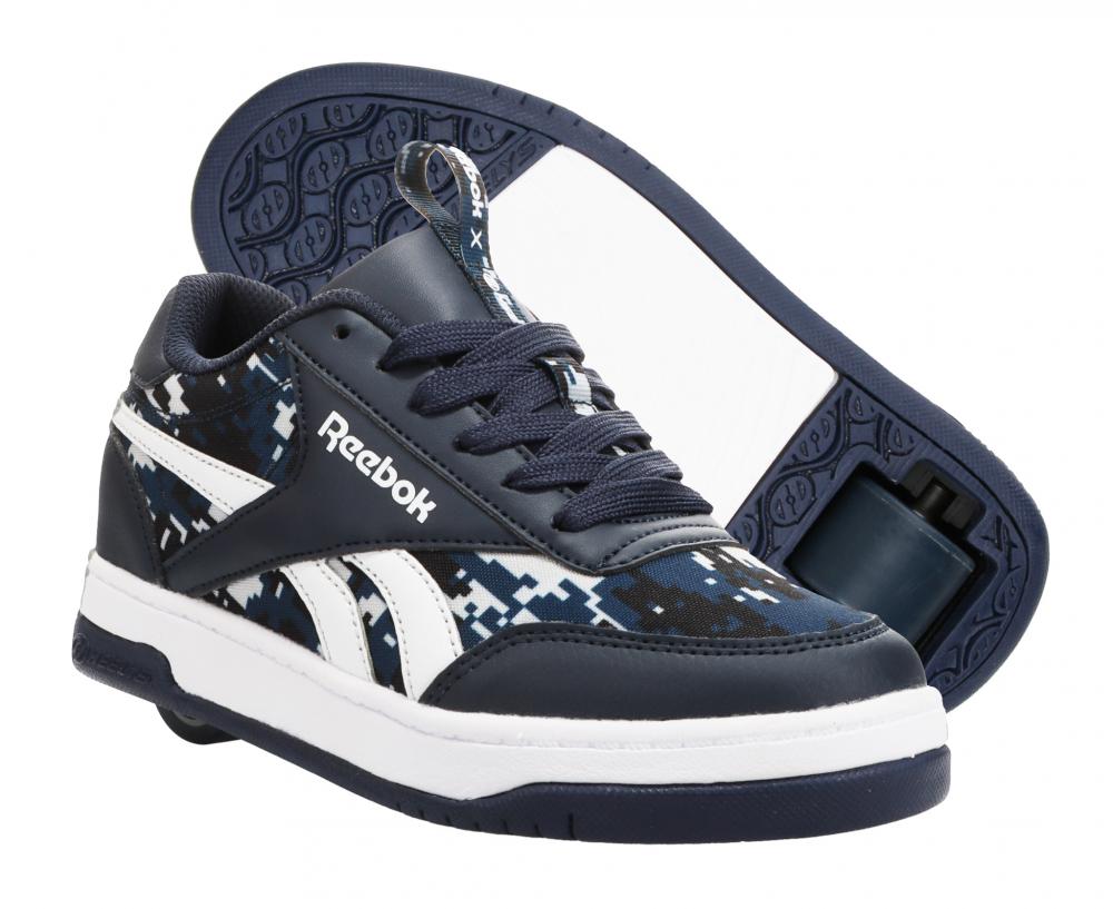 Heelys X Reebok CL Court Low Vector Navy/Batlik Blue/Grey – Ripped Knees