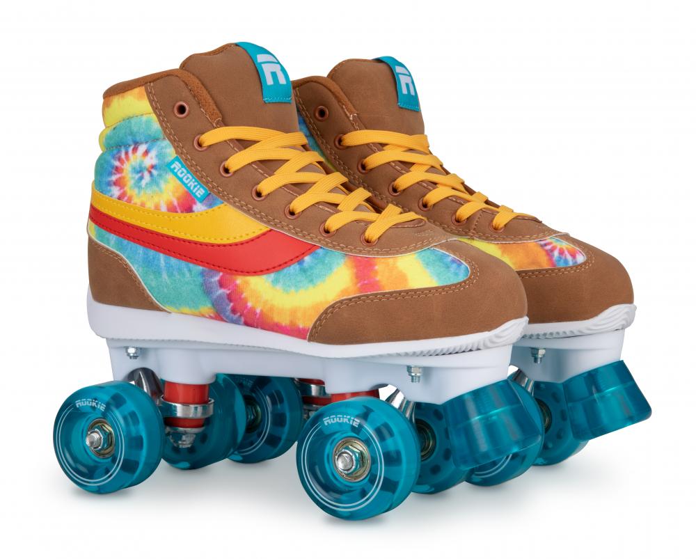 Rookie Legacy V2 Quad Roller Skates Tye Dye – Ripped Knees