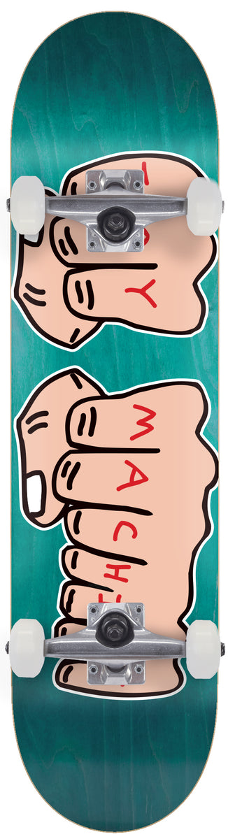 Toy Machine Fists Woodgrain Complete Skateboard 7.75 – Ripped Knees