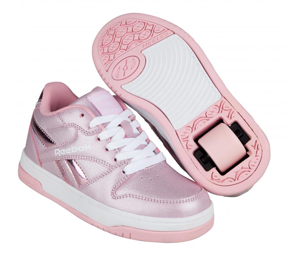 Heelys X Reebok Low White/Classic Pink/Sparkle – Ripped Knees